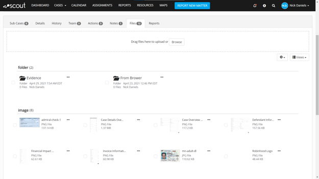 Scout/Vendor Management